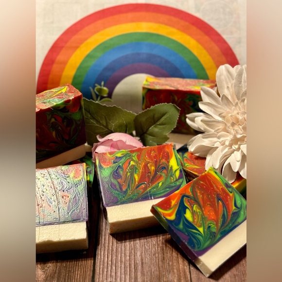 Hand Crafted | Bath & Body | Hand Crafted Artisan Rainbow Soap For ...